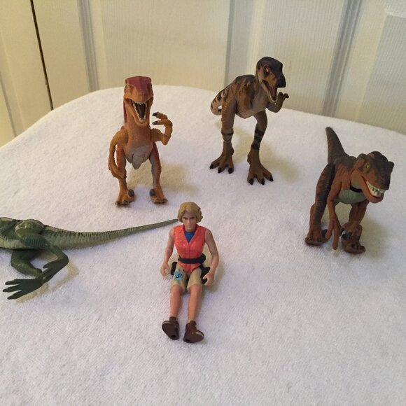 JURASSIC PARK | Toys | Vintage Jurassic Park Figure Lot Jp2 Jp03 Jp0 Jp12 Ellie Sattler 1990s ...
